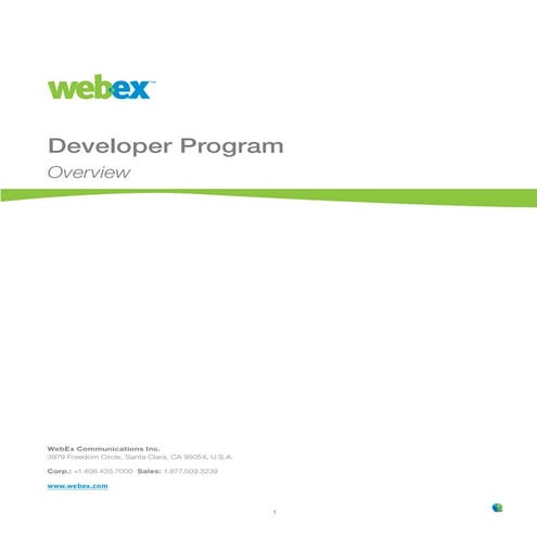 Meeting service developer program overview | PDF