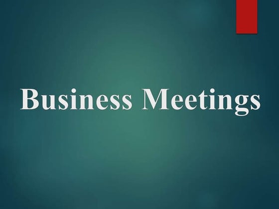 Notice, agenda and minutes if meeting | PPT