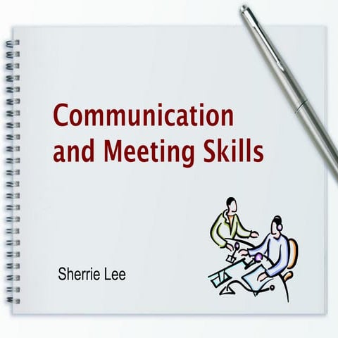 Communication & Meeting Skills | PDF