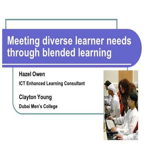 Learners and Effects of Blended learning | PPTX | Workshops and Classes ...