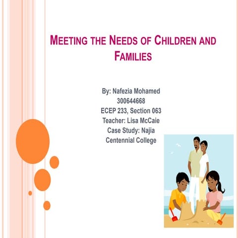 Meeting the needs of children and families | PPTX | Parenting Babies ...