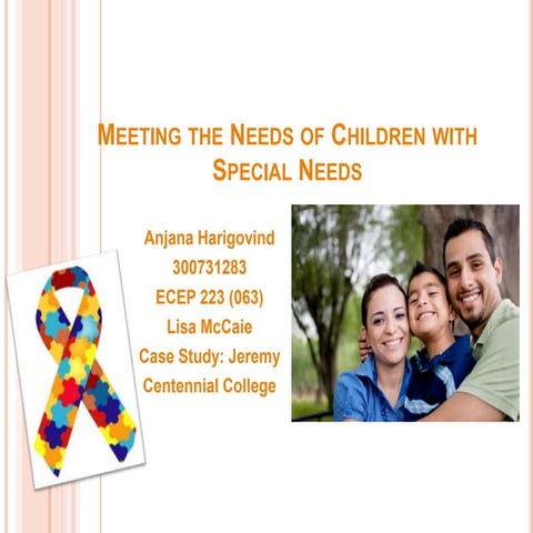 Meeting the needs of children with special needs | PPT