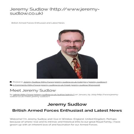 Meet Jeremy sudlow | PDF