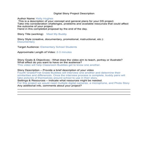 Meet my buddy lesson template[1] | DOC