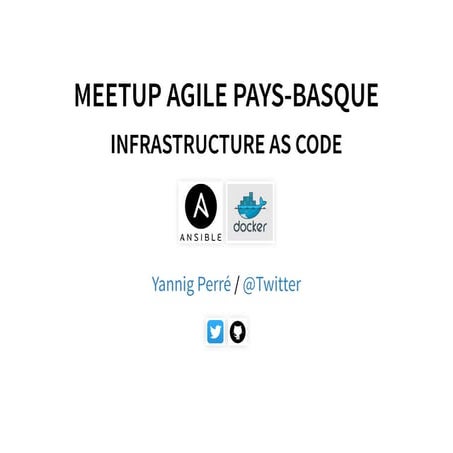 Meetup anglet - Infrastructure as Code | PDF | Cloud Computing | Internet