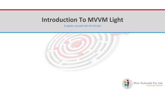 Meetup Getting Started With Mvvm Light For Wpf 11 May 2019 Ppt 2003