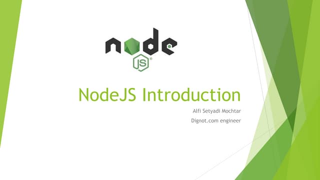 Pengenalan Dasar Nodejs Pptx