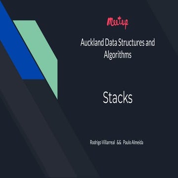 Auckland Programming Algorithms And Performance Meetup About Stacks And Leetcode Problems Ppt 1219