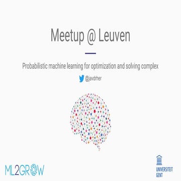 Probabilistic machine learning for optimization and solving complex | PDF