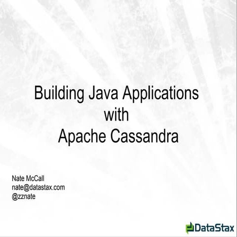 Meetup Cassandra Forjavacql Ppt Free Download