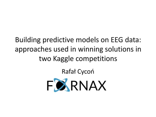 Building Predictive Models On Eeg Data Ppt