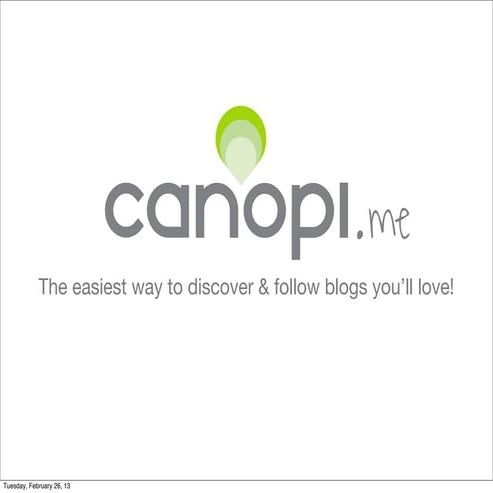 Blogger Meetup | PPT