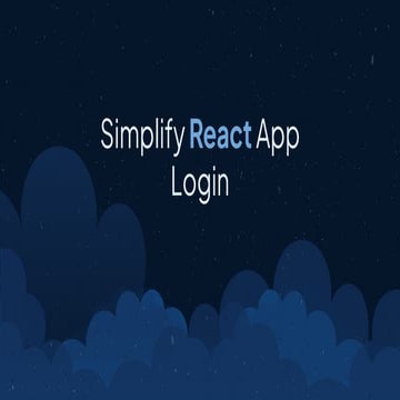 Simplify React App Login With Asgardeo React Sdk Ppt 4380