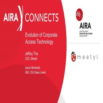 Evolution of Corporate Access Technology | PPT