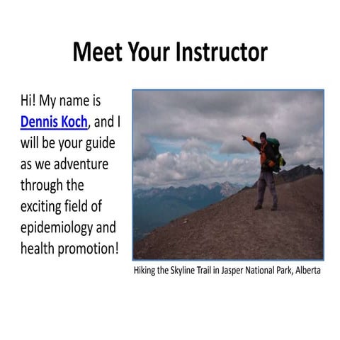 Meet Your Instructor | PPTX