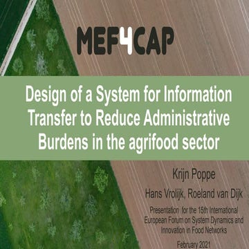 Design SITRA to reduce admi burden | PPT