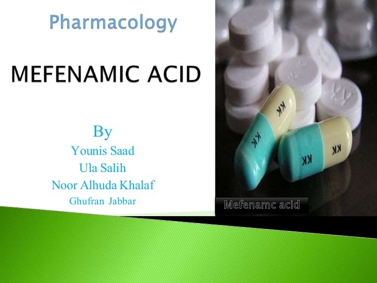 Mefenamic acid