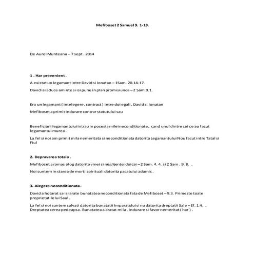 Mefiboset | DOCX