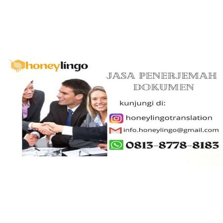 Jasa Penerjemah Dokumen Berkualitas | PDF