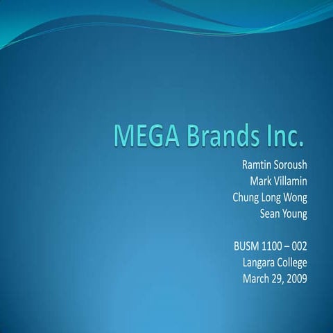MEGA brands | PPTX