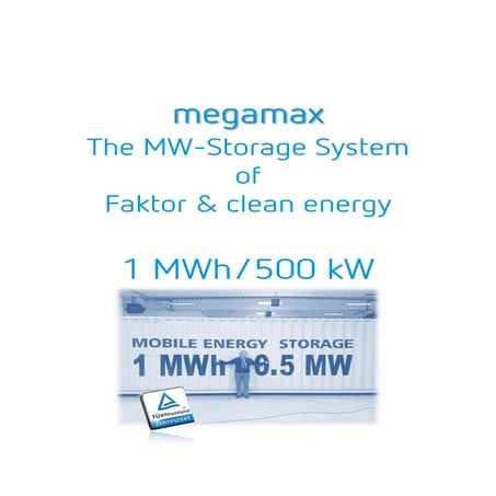 MEGAMAX energy storage system | PDF