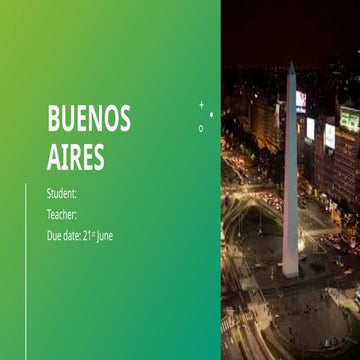 Megacity PowerPoint Presentation Buenos Aires | PPT