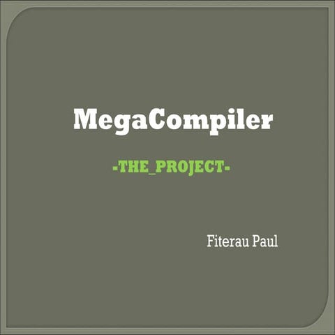 Megacomp | PPT