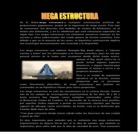 Mega estructuras | DOCX
