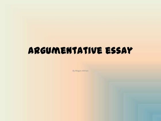Argumentative Writing ppt - Grades 10-11 / Forms 4 - 5 | PPTX