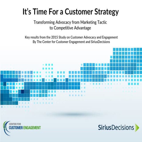 It’s Time For a Customer Strategy | PDF