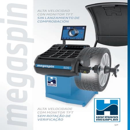 Equilibradora Megaspin 820 Hofmann Megaplan | PDF