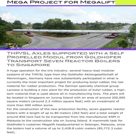 Mega Project for Megalift | PDF