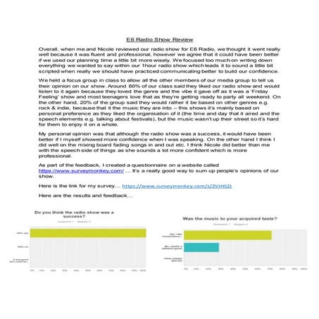 Radio programme review | DOCX