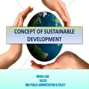 Concept of Sustainable Development | PPT