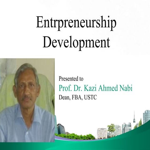 Entrepreneurship Development | PPTX