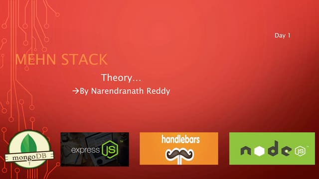 Mongodb Expressjs Handlebarsjs Nodejs Fullstack Ppt 7794