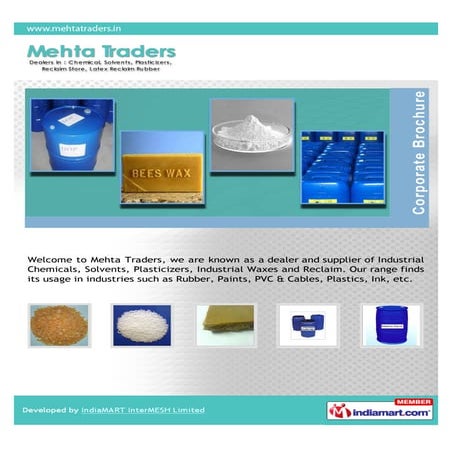 Mehta Traders, Mumbai, Industrial Chemicals & Waxes | PDF