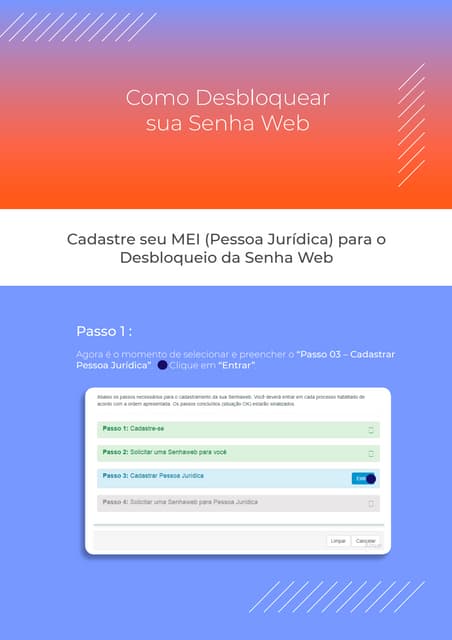 Passo A Passo Cadastro Stem Tec | PDF