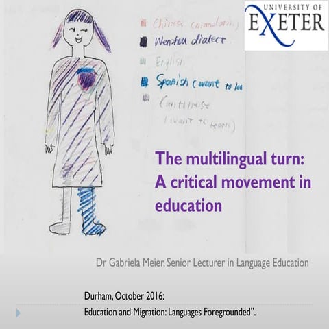 The multilingual turn in languages education: A critical movement in education | PDF