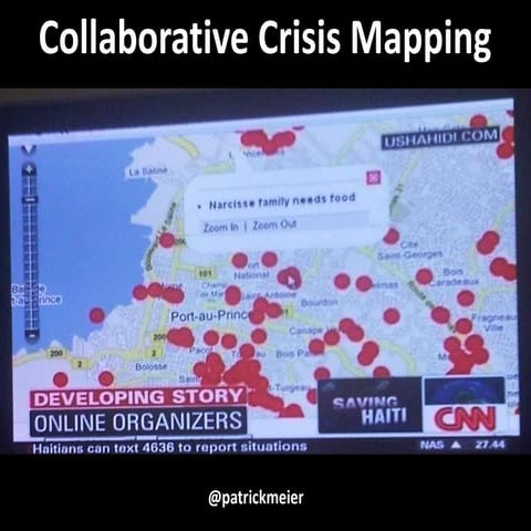 Collaborative Crisis Mapping | PPTX | Technology & Computing