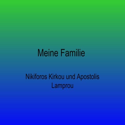 Ppt die familie | PPTX