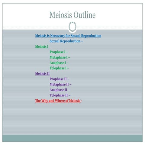 Meosis | PPT