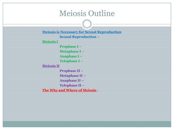 Importance of Meiosis.pptx | Biological Sciences | Science