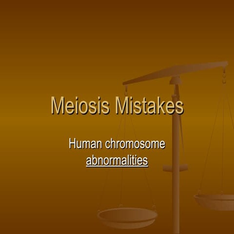 Meiosis mistakes | PPT