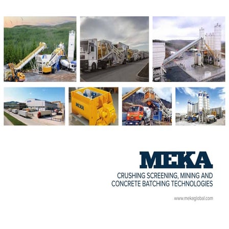 MEKA CONCRETE BATCHING PLANTS | PDF