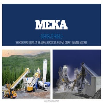 MEKA CORPORATE PROFILE | PDF