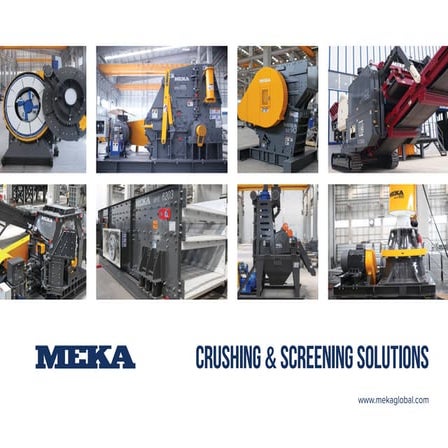 MEKA CRUSHING AND SCREENING CATALOGUE | PDF