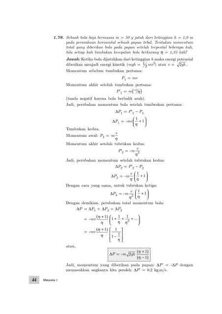 Implus_Momentum_dan_Tumbukan adalah bagian dari fisika Mekanika.ppt