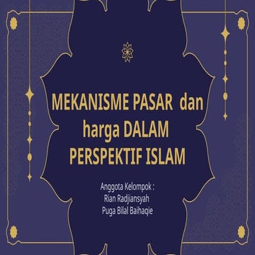 mekanisme pasar dan harga dalam islam .pptx