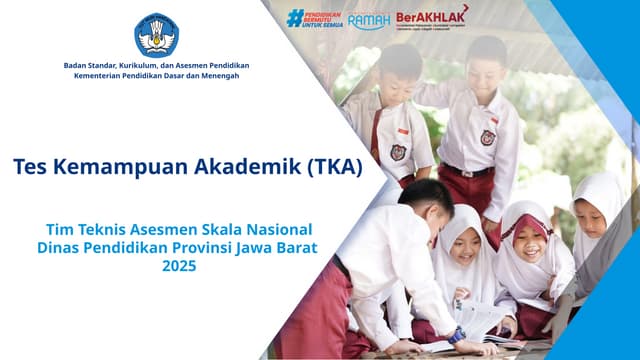 Kebijakan TKA 2025 Penjelasan Sistem TKA | PDF